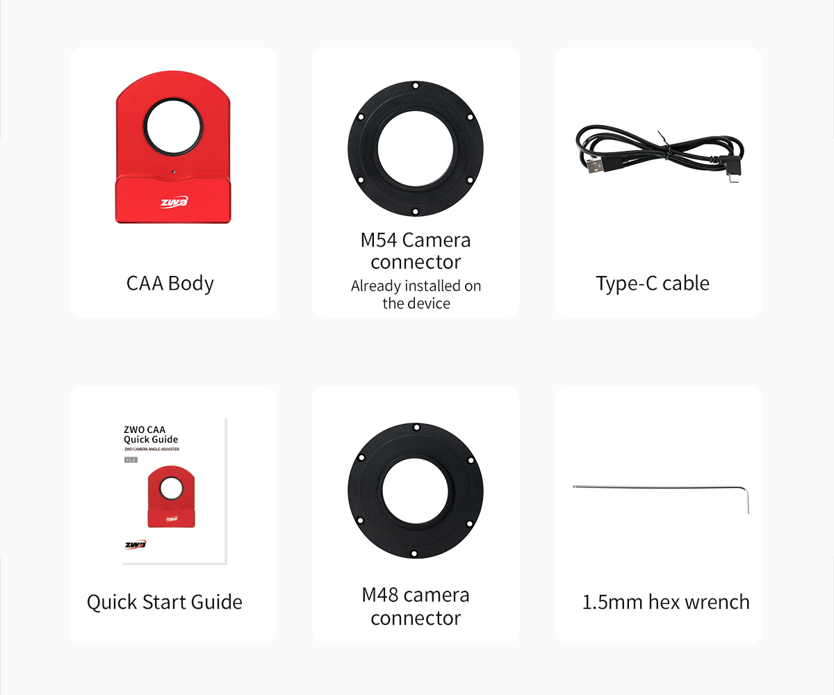 ZWO CAA Camera Angle Adjuster | First Light Optics