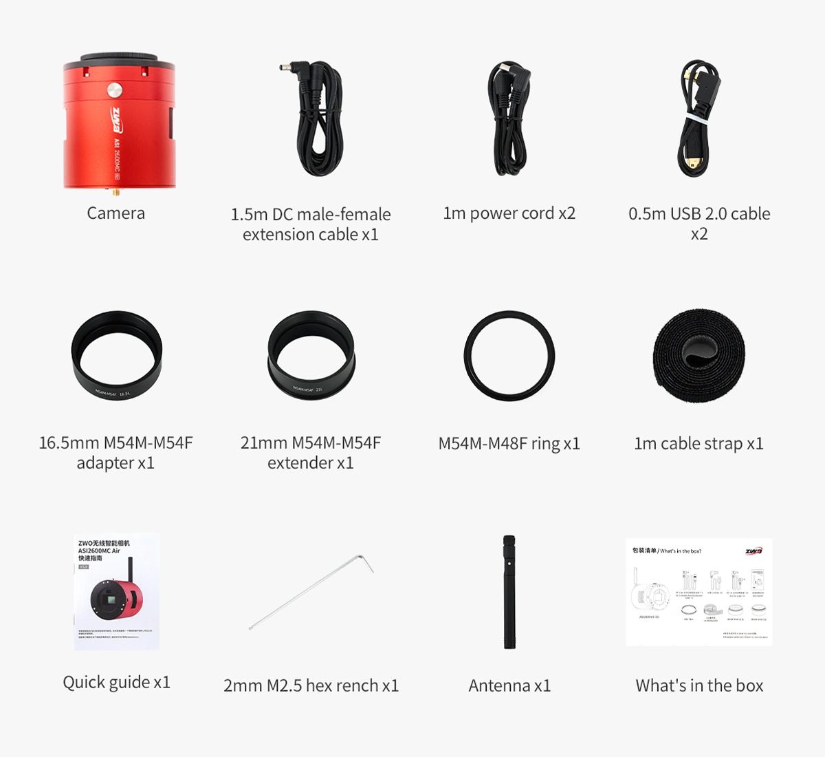 ZWO ASI 2600MC AIR Wireless Smart Camera | First Light Optics
