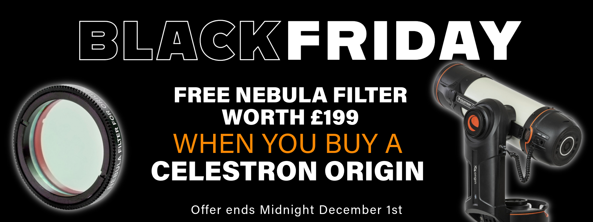 Celestron Origin Black Friday - 2025 | First Light Optics