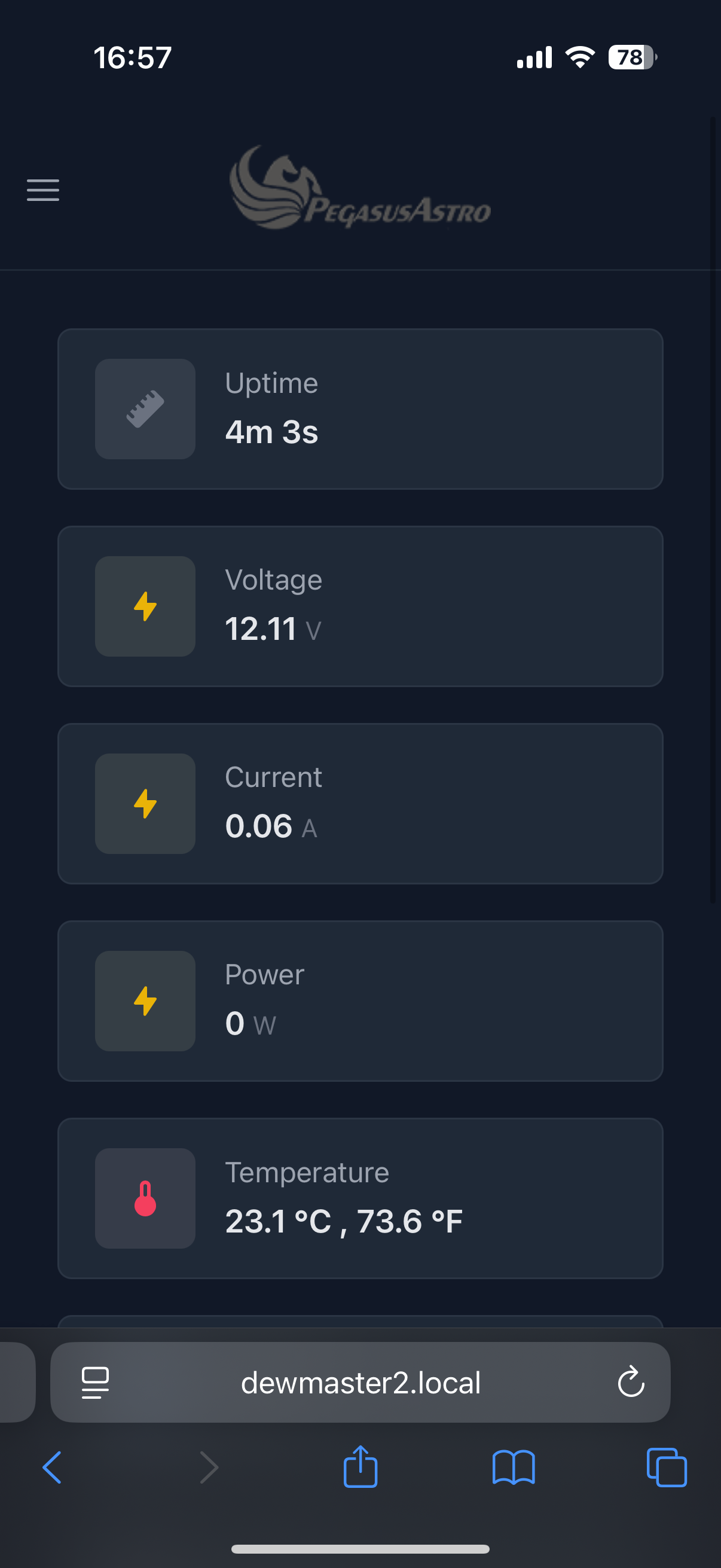 Pegasus DewMaster 2 Dew Heater Controller | First Light Optics