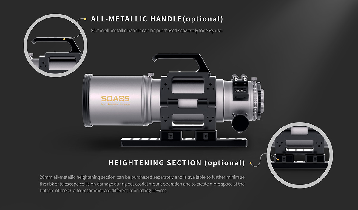 Askar SQA85 85mm f/4.8 Quintuplet Petzval Astrograph | First Light Optics