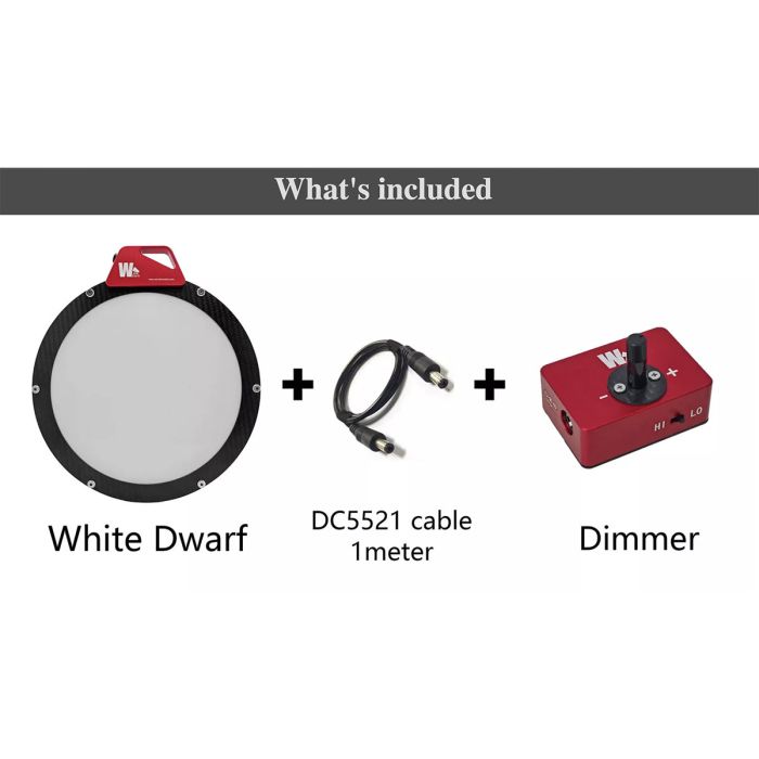Wanderer White Dwarf Flat Panel - 200mm | First Light Optics