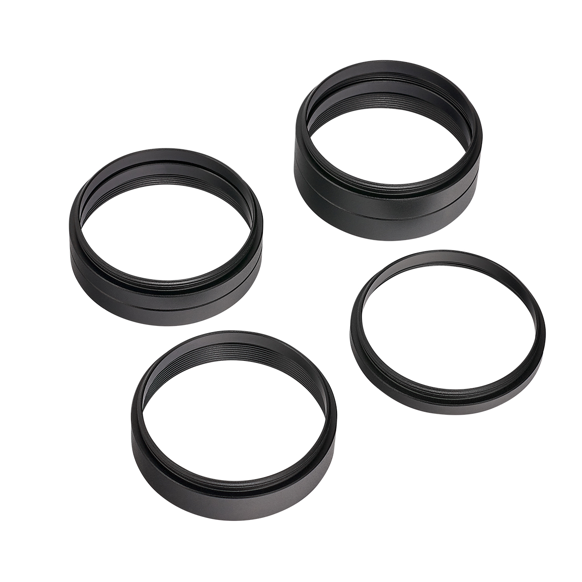 Astro Essentials T2 / M42 Extension Tube Set (4mm, 5mm, 6mm, 7mm, 8mm & 9mm) | First Light Optics