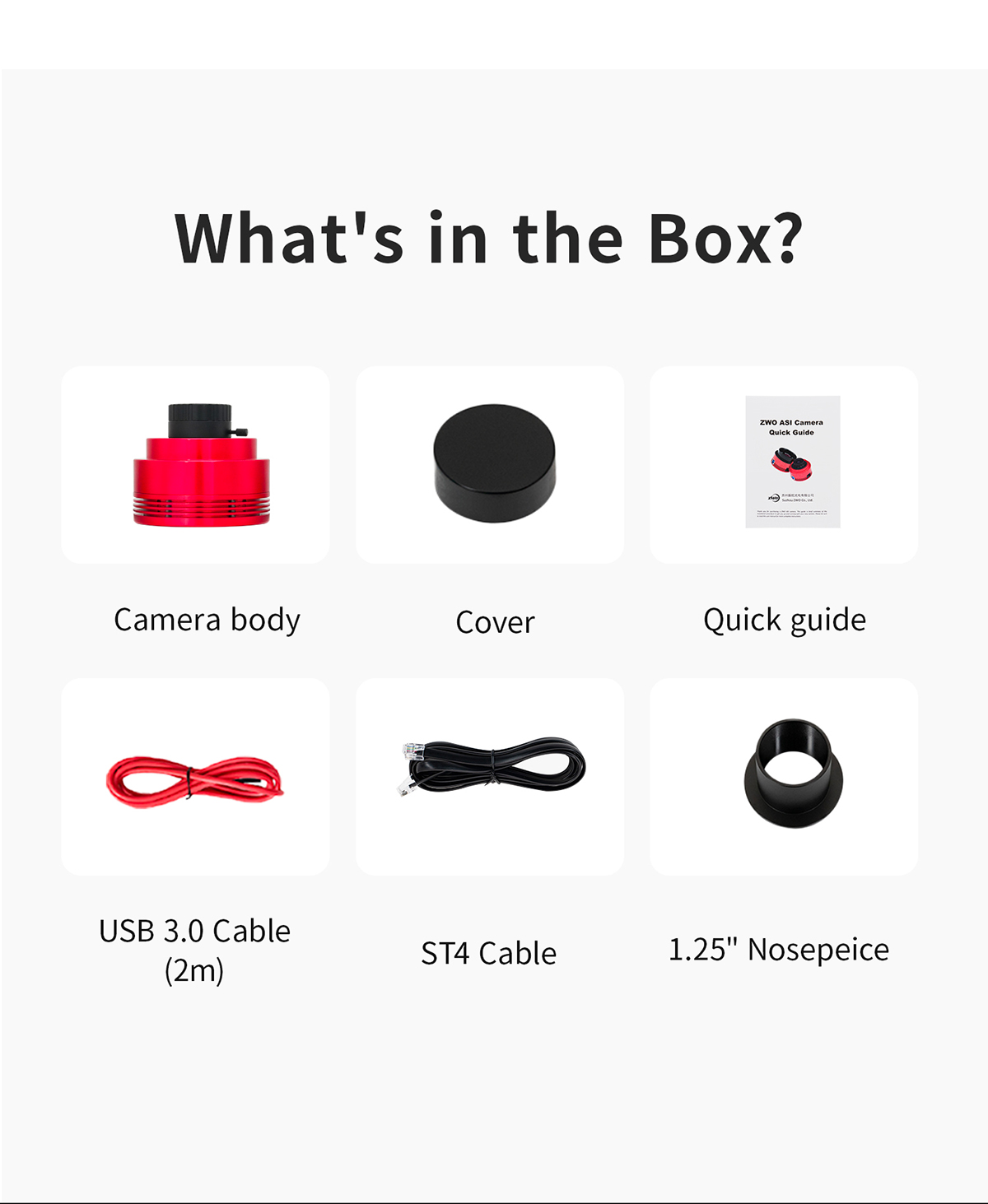 ZWO ASI 676MC All Sky USB 3.0 Colour Camera | First Light Optics