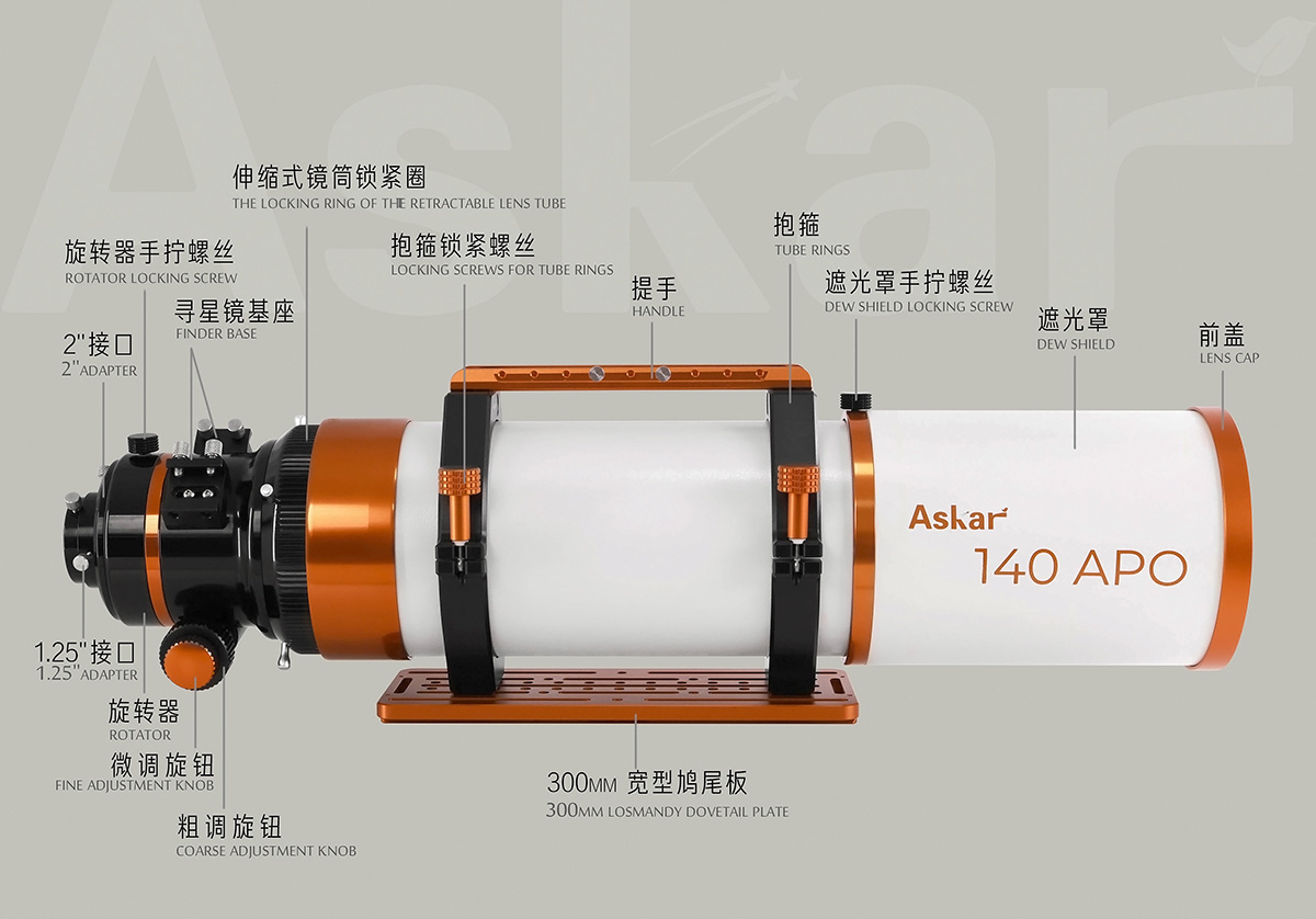 Askar 140 APO Triplet Refractor | First Light Optics