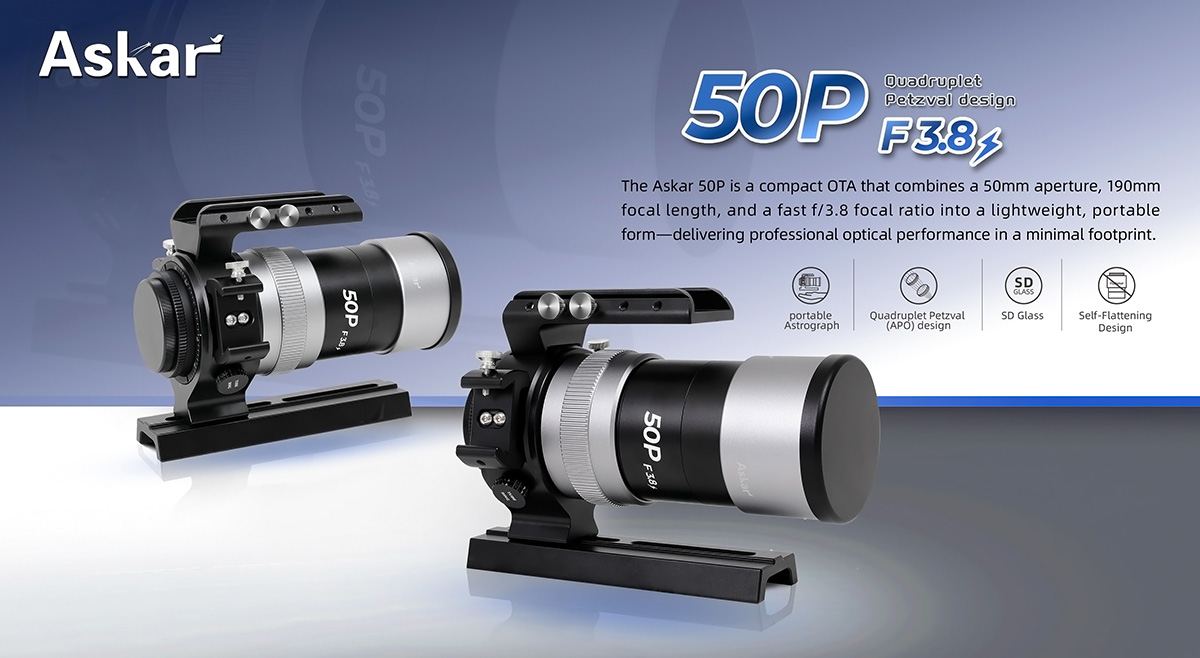 Askar 50P f/3.8 Petzval Astrograph | First Light Optics