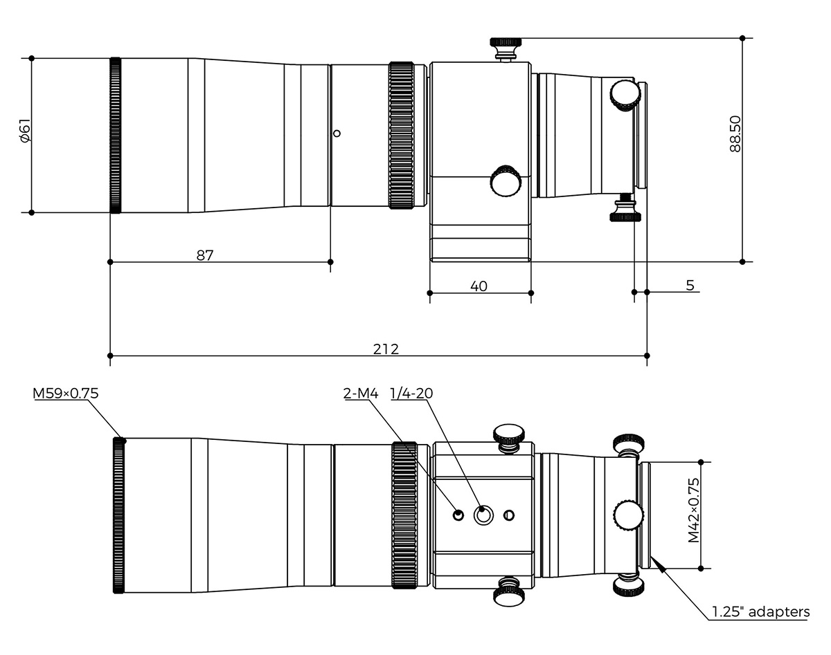 Askar 52mm f/4 SD Guidescope | First Light Optics