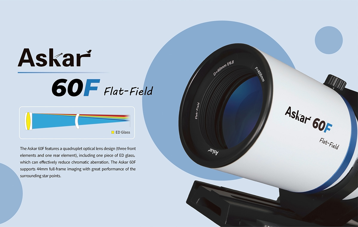 Askar 60F Flat-Field ED Refractor | First Light Optics