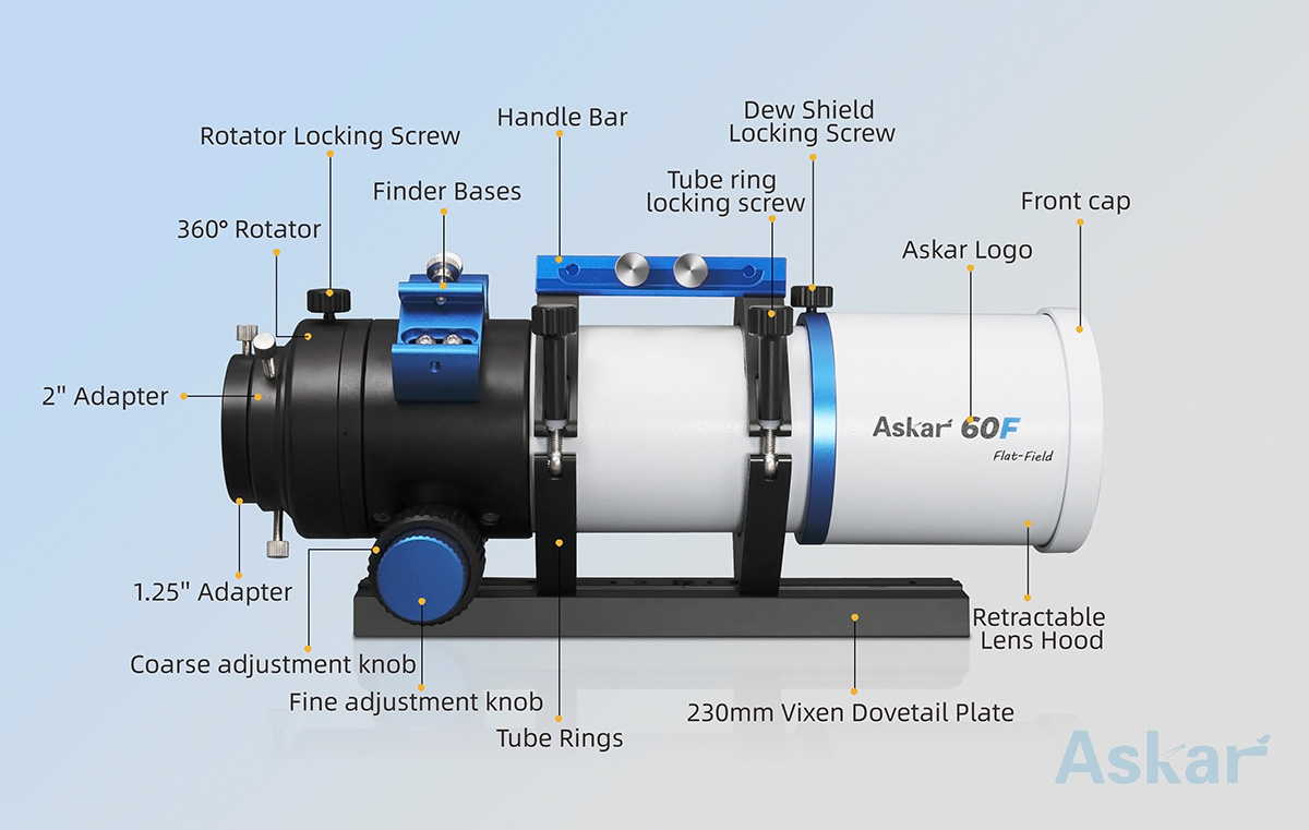 Askar 60F Flat-Field ED Refractor | First Light Optics