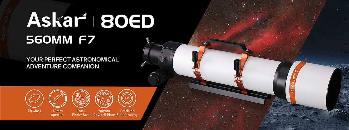 Askar 80ED f/7 Doublet Refractor | First Light Optics