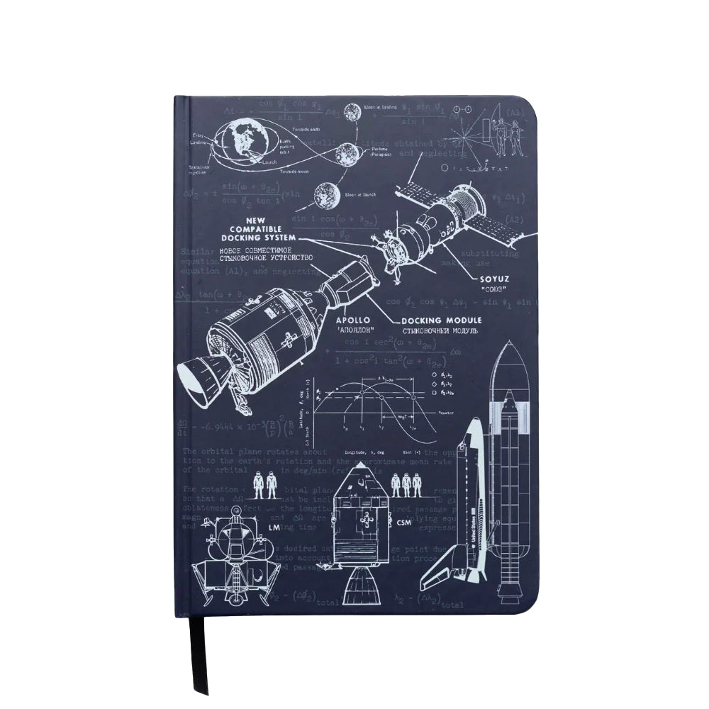 Atoms to Astronauts Space Exploration A5 Hardcover Notebook | First ...