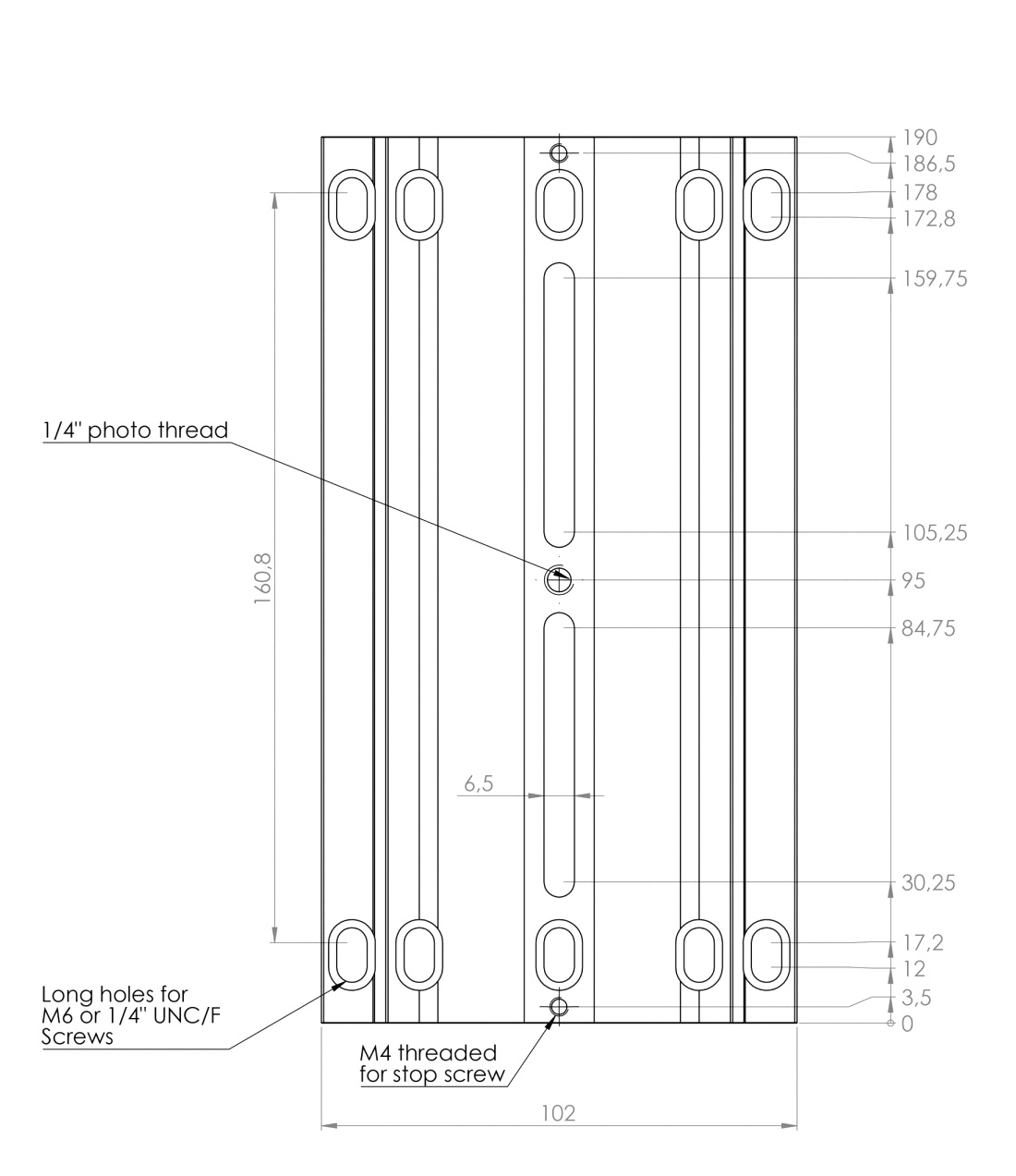 Baader 3" Extra-Flat Dovetail Bar 190mm (Losmandy) | First Light Optics