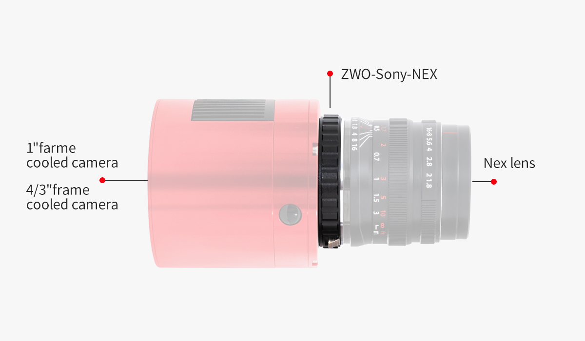 ZWO Sony Adapter for ASI Cameras | First Light Optics
