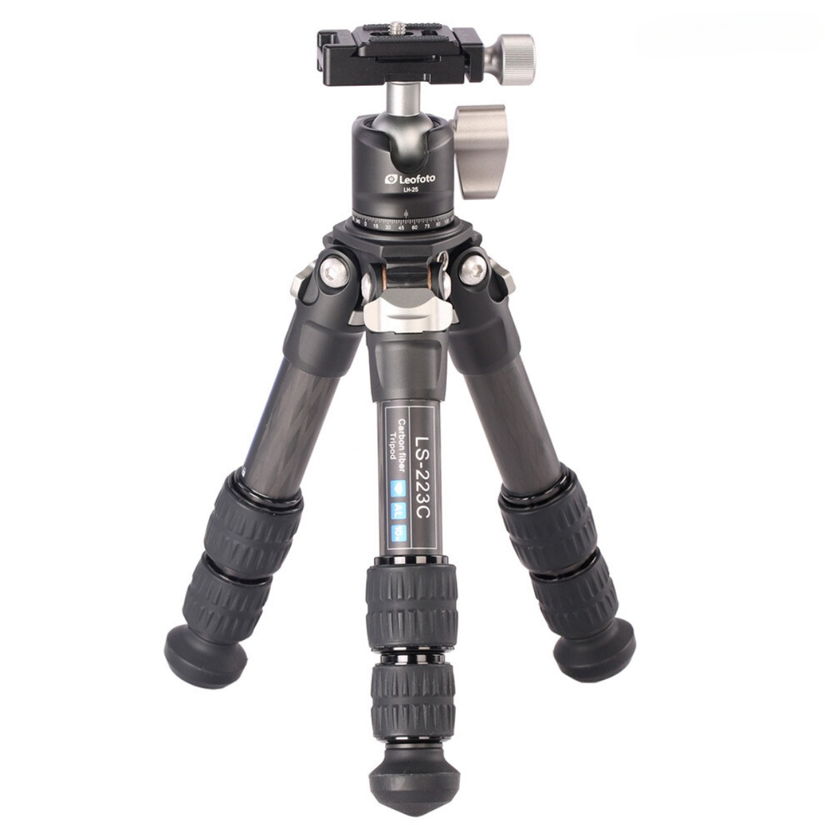 Leofoto Ranger LS-223C Compact Carbon Fiber Tripod with LH-25 Low ...