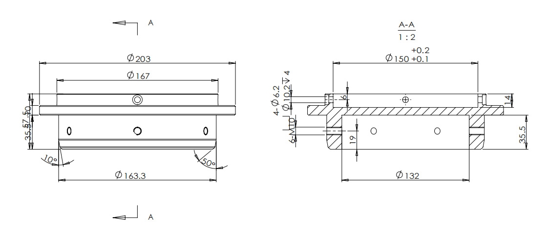 iOptron Pier Adapter for CGX Mount | First Light Optics