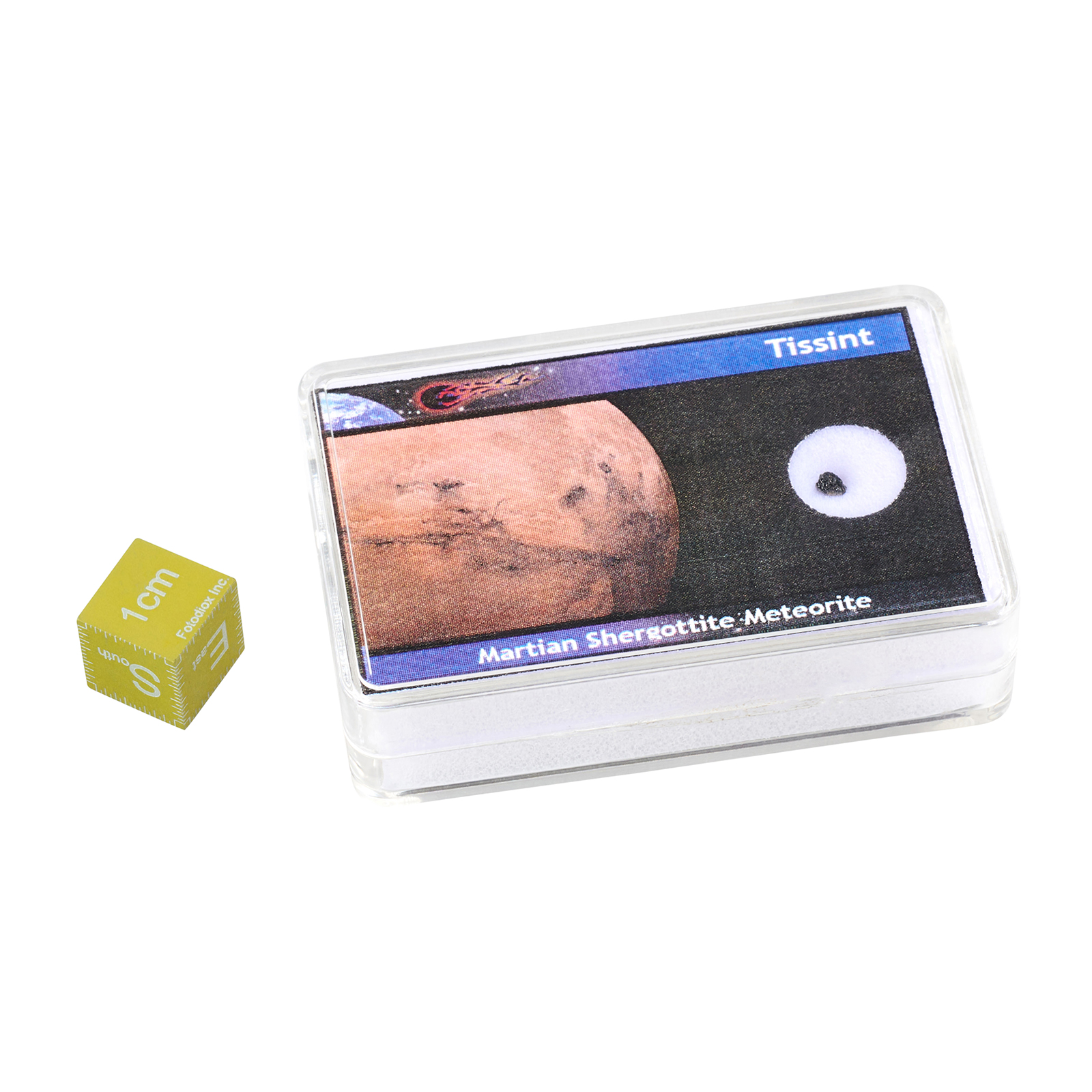 Genuine Mars Rock! TISSINT Martian Meteorite Rock in a Display Box. | First Light Optics