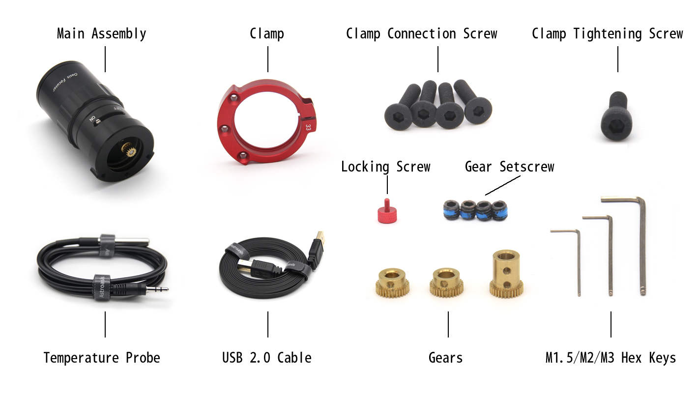 Astroasis Oasis Electronic Focuser with Clutch | First Light Optics
