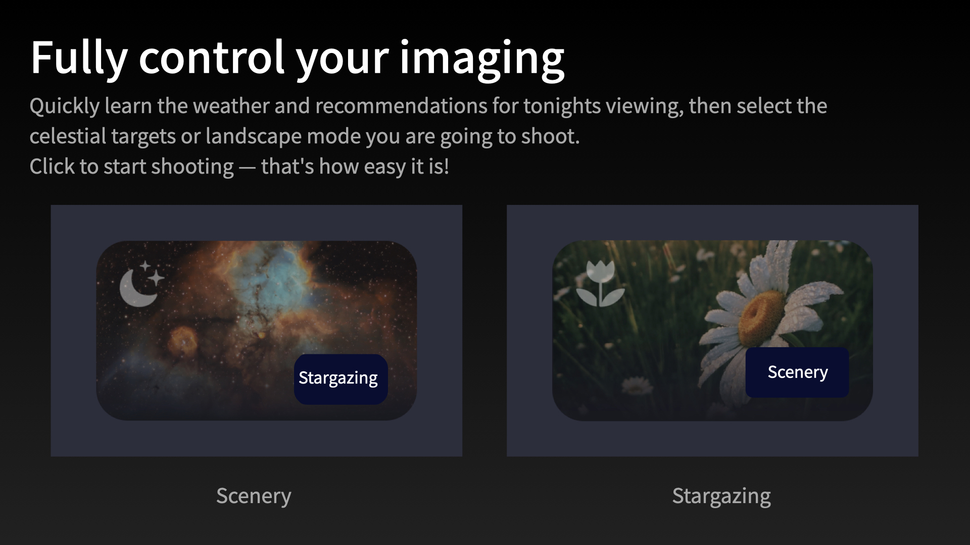 ZWO Seestar S50 All-in-One Smart APO Telescope & Tripod | First Light Optics