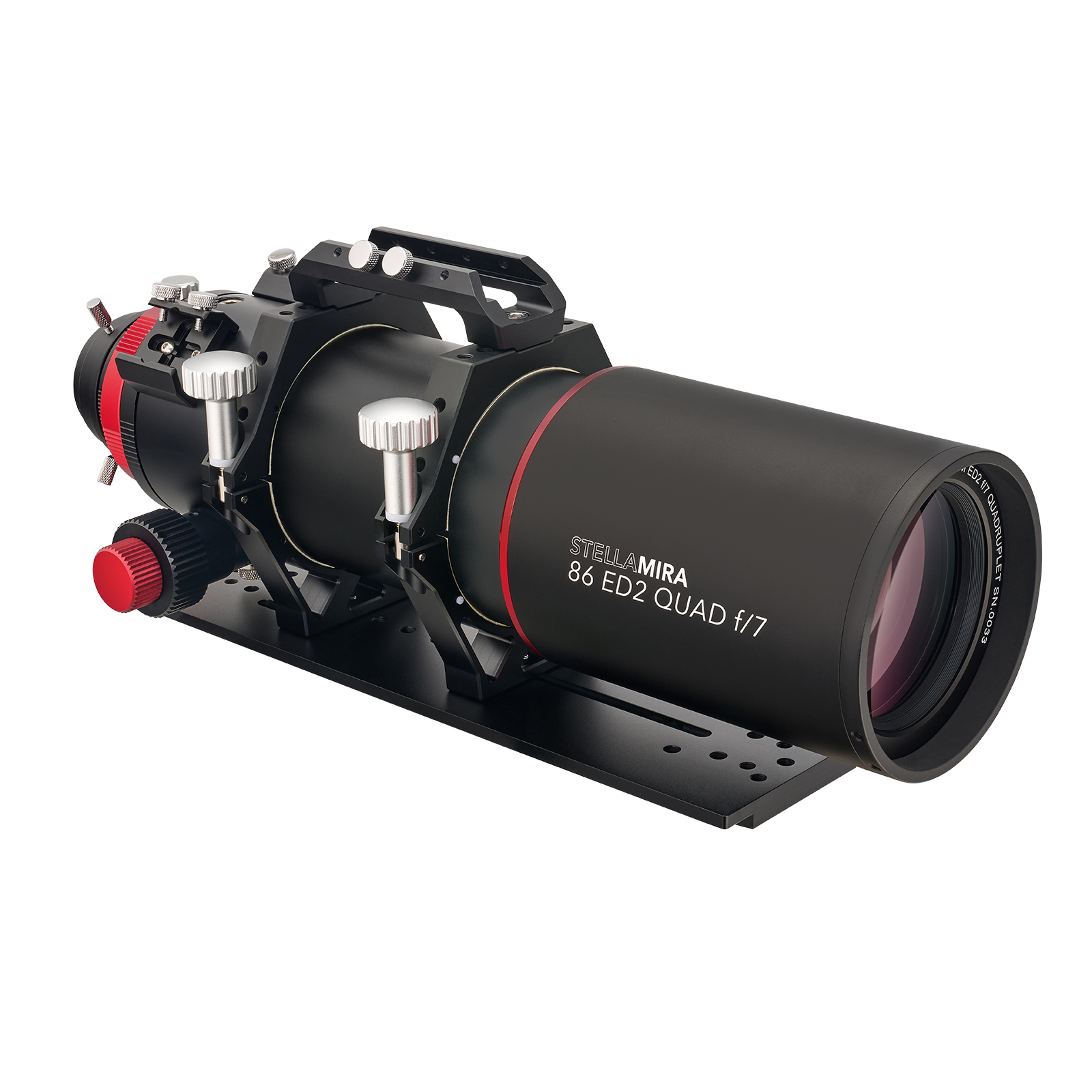 StellaMira 86mm ED Quadruplet f/7 Flatfield Refractor Telescope | First ...