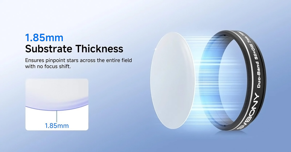 SVbony 7nm Sii & OIII Dual Band Filter | First Light Optics