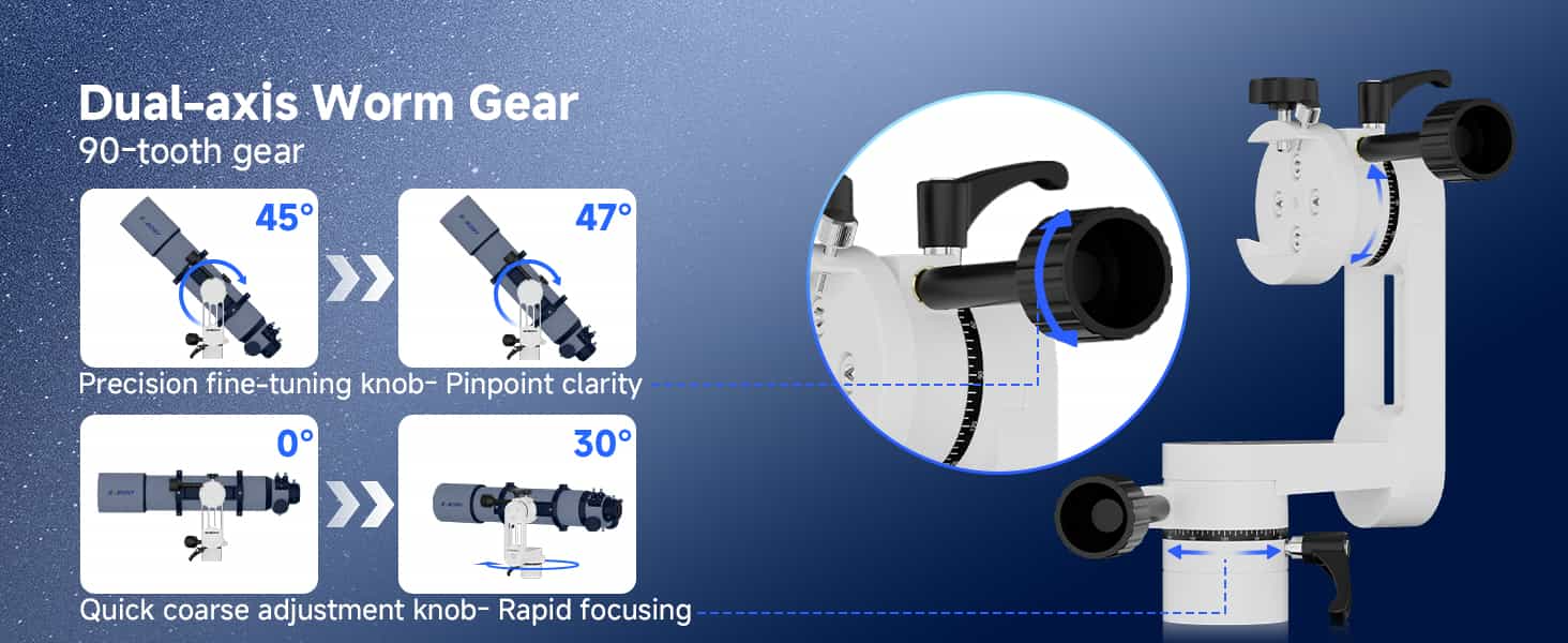 SVbony SV225 Mini Alt-Azimuth Telescope Mount | First Light Optics
