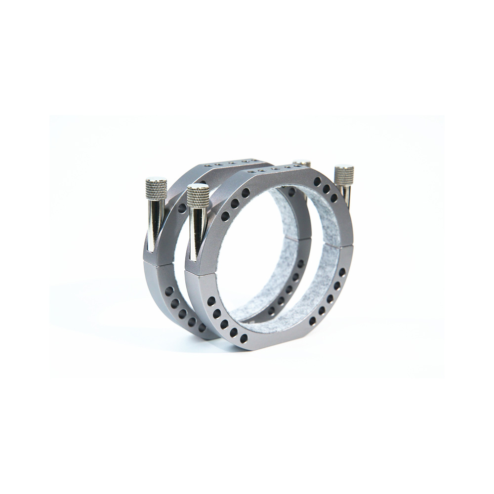 More Blue 95mm Tube Mounting Rings | First Light Optics