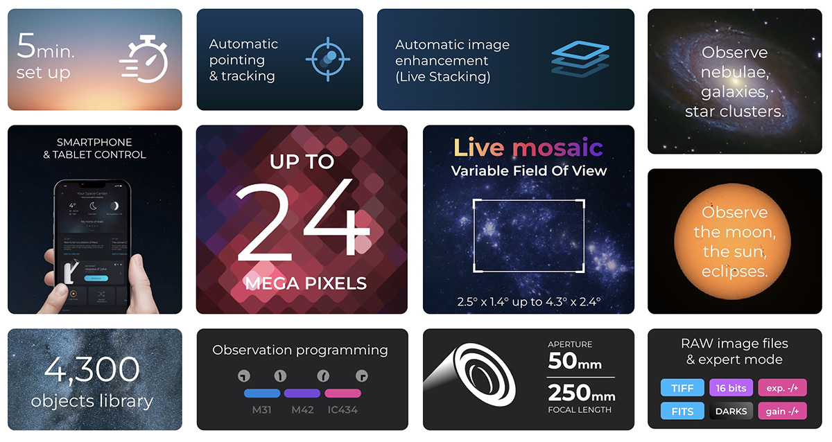 Vaonis Vespera II Smart Telescope | First Light Optics