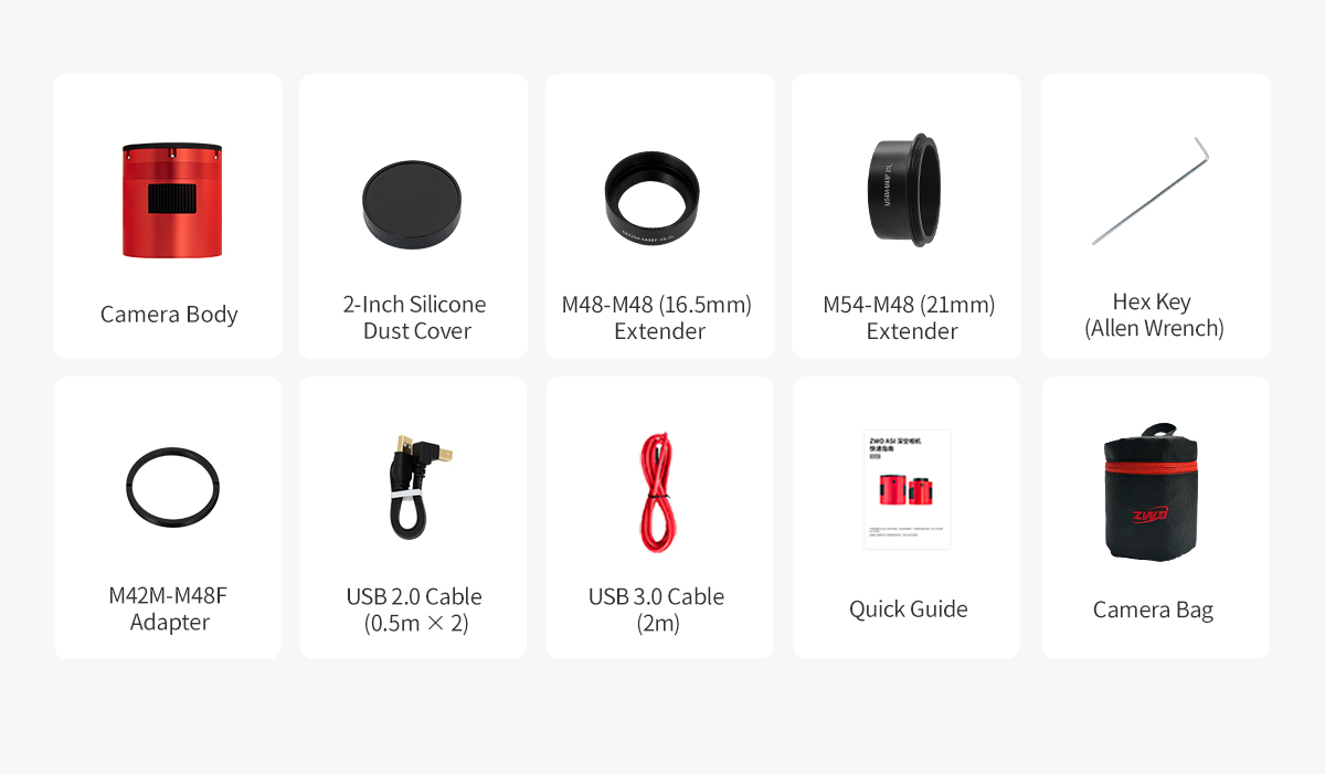 ZWO ASI 4400MC-Pro Full Frame Cooled Colour Camera | First Light Optics