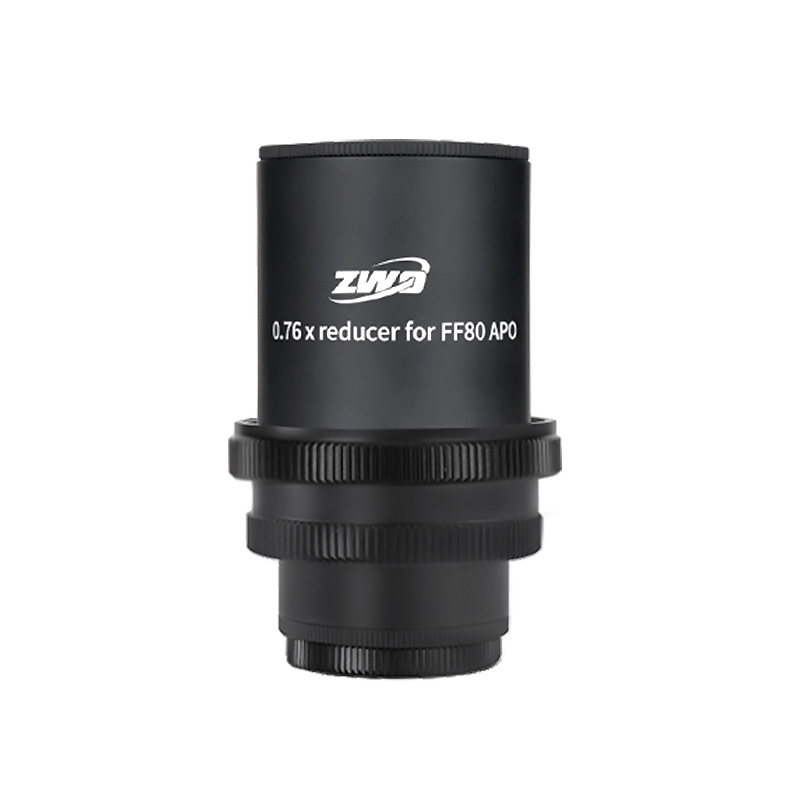 ZWO Full Frame 0.76x Focal Reducer for FF80 Telescope | First Light Optics