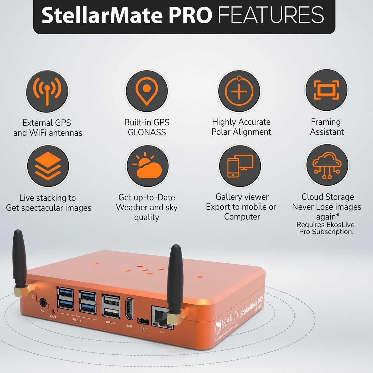 Stellarmate Pro 64GB Astrophotography Controller | First Light Optics